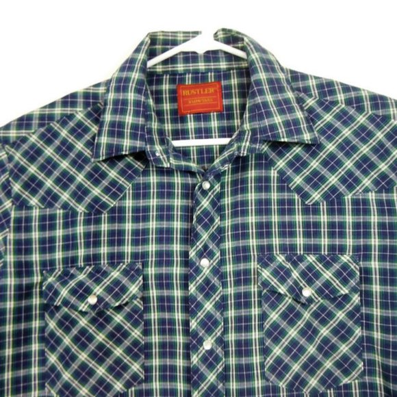Rustler | Shirts | Mens Rustler Vintage Western Pearl Snap Shirt Ml ...